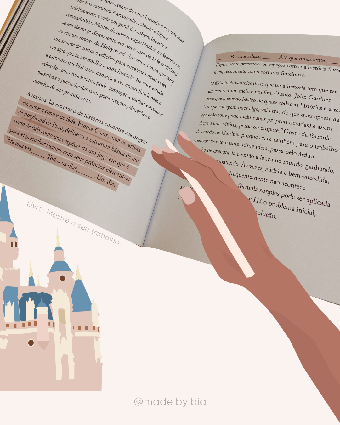 Estrutura de um conto de fadas – Made by Bia