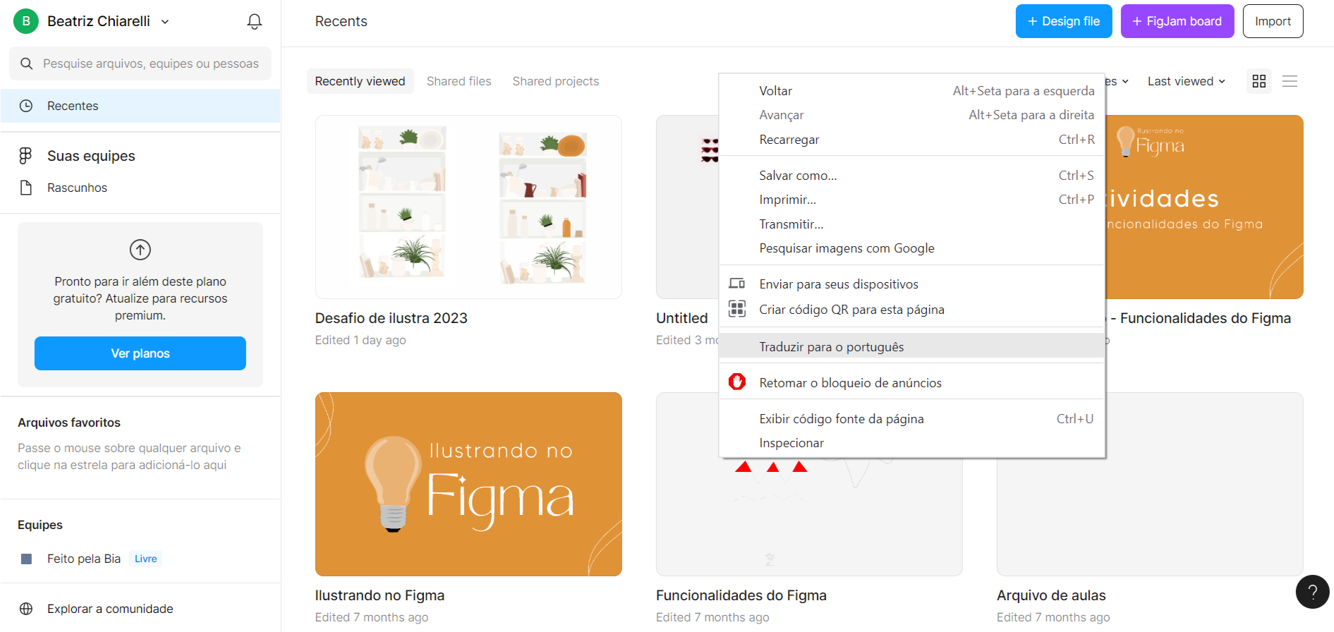 Como usar o Figma em português? – Made by Bia